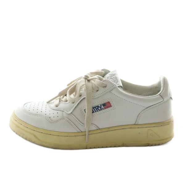 オートリー AUTRY MEDALIST LOW スニーカー シューズ 37 白 ホワイト /AQ ■OS レディース【表記サイズ】37【実寸サイズ】最大幅：約9.5cm　アウトソール：約26.5cm　　【色】白 ホワイト【状態】この商品に...