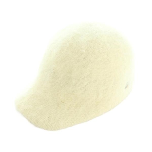 未使用品 キシダミキ KISHIDA MIKI angola cap キャップ 帽子 アンゴラ混 ウール混 57.5cm 白 ホワイト /MI ■OS レディース【表記サイズ】57.5cm【実寸サイズ】つば：6.5cm　頭周り：53cm　　...