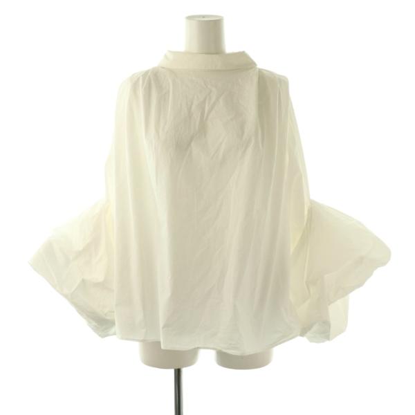 チカキサダ Chika Kisada ブラウス シャツ 1 白 ホワイト /AQ ■OS レディース【表記サイズ】1【実寸サイズ】肩幅：約35.5cm　身幅：約60cm　着丈：約54.5cm　袖丈：約51cm　　【素材】綿【色】白 ホワイト...