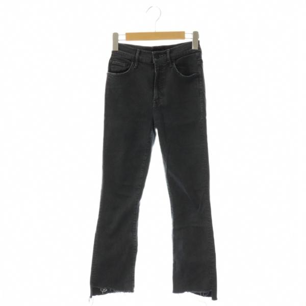 マザー mother FADED BLACK INSIDER CROP デニムパンツ フレア ストレッチ 24 ブルー /HK ■OS レディース【ブランド】マザー mother【表記サイズ】24【実寸サイズ】ウエスト：58cm　もも幅：2...