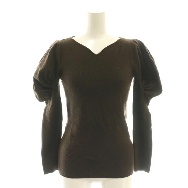 アメリヴィンテージ Ameri VINTAGE アメリAMERI UNDRESSED TUCK PUFF SLEEVE KNIT ニット プルオーバー F ブラウン レディース【ブランド】アメリヴィンテージ Ameri VINTAGE【表記...