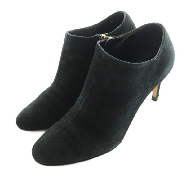 セルジオロッシ Sergio rossi ブーティ スエード 36.5 黒 ブラック /SS ■OS レディース【ブランド】セルジオロッシ Sergio rossi【表記サイズ】36.5(23.5cm)【実寸サイズ】履き口周り：約27cm　...