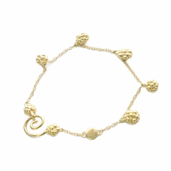 ダニエラ デ マルキ DANIELA DE MARCHI ベリー ブレスレット ゴールド色 /SR レディース【ブランド】ダニエラ デ マルキ DANIELA DE MARCHI【表記サイズ】実寸サイズをご参照ください。【実寸サイズ】幅：0...