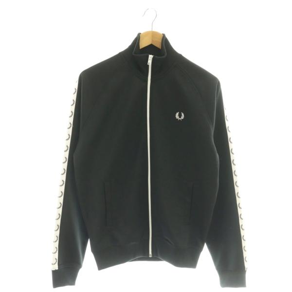 フレッドペリー FRED PERRY Taped Track Jacket トラックジャケット ブルゾン S ブラック J4620 /DF ■OS メンズ【ブランド】フレッドペリー FRED PERRY【表記サイズ】S【実寸サイズ】身幅：5...