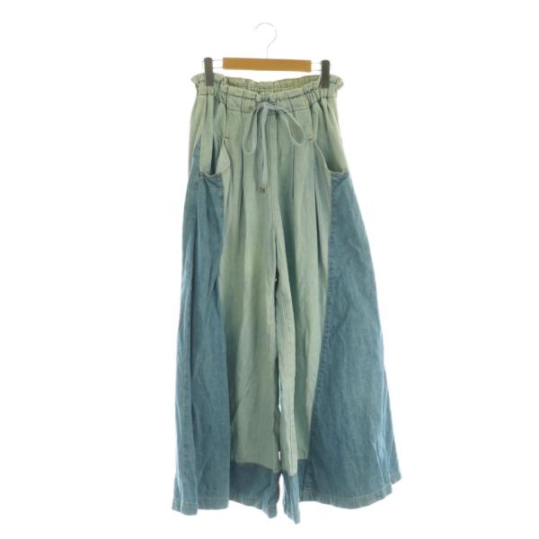 グレースコンチネンタル GRACE CONTINENTAL ワイドイージーデニムパンツ 36 青 ライトブルー /MI ■OS レディース【ブランド】グレースコンチネンタル GRACE CONTINENTAL【表記サイズ】36【実寸サイズ】...