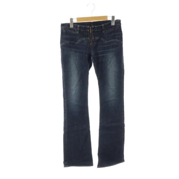 ヒステリックグラマー HYSTERIC GLAMOUR KINKY フレアデニムパンツ ジーンズ S インディゴ /ES ■OS レディース【ブランド】ヒステリックグラマー HYSTERIC GLAMOUR【表記サイズ】S【実寸サイズ】ウエ...