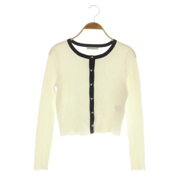 ジルバイジルスチュアート JILL by JILLSTUART 25SS UVミニケーブルカーディガン ニット 長袖 ショート丈 FR ホワイト /MY ■OS レディース【ブランド】ジルバイジルスチュアート JILL by JILLSTU...