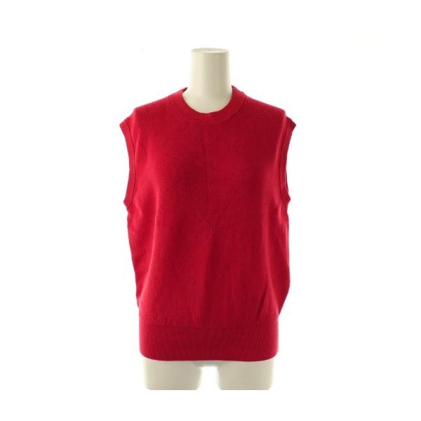 シンゾーン Shinzone 25SS HIGH TWISTED COTTON KNIT VEST ニットベスト プルオーバー FO レッド /DF ■OS レディース【ブランド】シンゾーン Shinzone【表記サイズ】FO【実寸サイズ】...