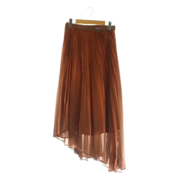 アメリヴィンテージ Ameri VINTAGE MEDI SHEER PLEATS SKIRT プリーツスカート ランダム アシンメトリー ラップ M オレンジ【ブランド】アメリヴィンテージ Ameri VINTAGE【表記サイズ】M【実寸...