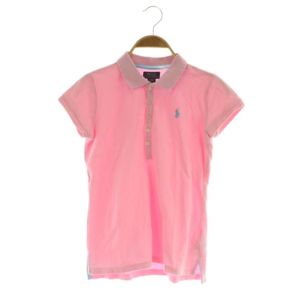 ポロ ラルフローレン POLO RALPH LAUREN キッズ ポロシャツ 半袖 ロゴ刺繍 L 12-14 ピンク /MY ■OS キッズ【ブランド】ポロ ラルフローレン POLO RALPH LAUREN【表記サイズ】L 12-14【実...