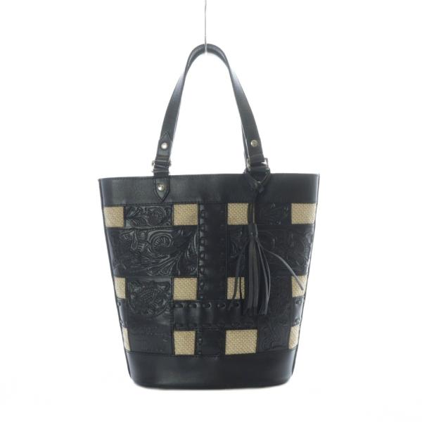 カービングトライブス グレースコンチネンタル Rndm. Cross Tote ランダムクロス トートバッグ ハンド レザー 黒 ブラック ■SH /RI【ブランド】カービングトライブス グレースコンチネンタル CARVING TRIBES...