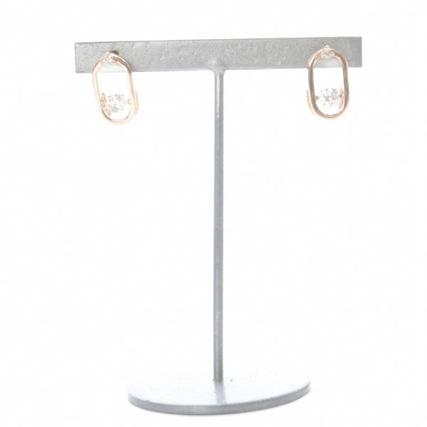 スワロフスキー SWAROVSKI Una スタッドピアス ゴールド色 /SR レディース【ブランド】スワロフスキー SWAROVSKI【表記サイズ】実寸サイズをご参照ください。【実寸サイズ】タテ×1.1cm　ヨコ×0.6cm　【色】ゴール...