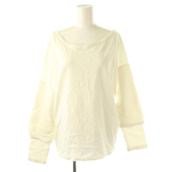 トゥデイフル TODAYFUL Oneshoulder Long Tee カットソー 長袖 F ホワイト /DO ■OS レディース【ブランド】トゥデイフル TODAYFUL【表記サイズ】F【実寸サイズ】肩幅：65cm　身幅：57cm　着丈...