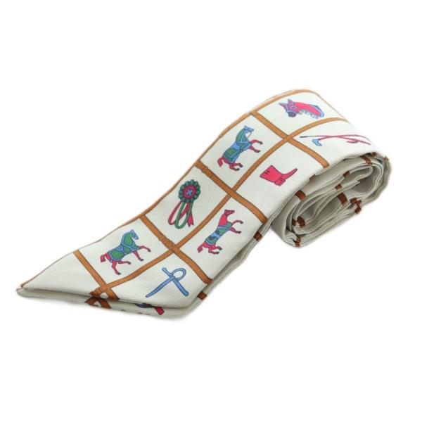 エルメス HERMES Couvertures et Tenues de Jour ツイリー スカーフ シルク 総柄 マルチカラー /MI ■OS ■OH レディース【ブランド】エルメス HERMES【表記サイズ】表記なし【実寸サイズ】全長...