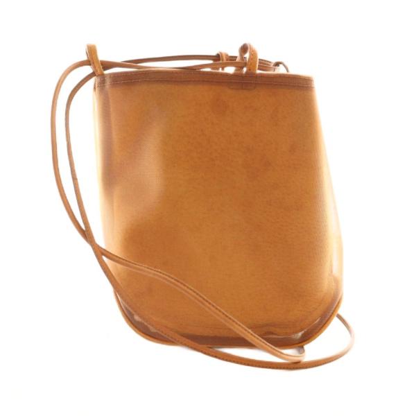 マロウ MARROW クレードル CRADLE チュールショルダーバッグ レザー 茶 ブラウン /SS ■OS レディース【実寸サイズ】持ち手の長さ：-cm　ヨコ：約17cm　タテ：約17.5cm　マチ：約10cm　ショルダーの長さ：約14...