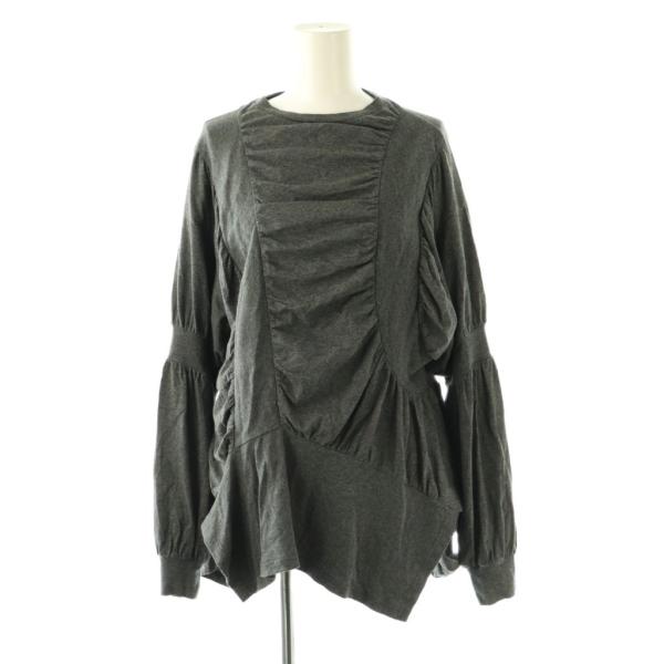 エンフォルド ENFOLD 25AW ハイゲージソフト天竺 DynamicsロンT Tシャツ カットソー 長袖 38 グレー 300IA580-1371【ブランド】エンフォルド ENFOLD【表記サイズ】38【実寸サイズ】肩幅：47cm　身...