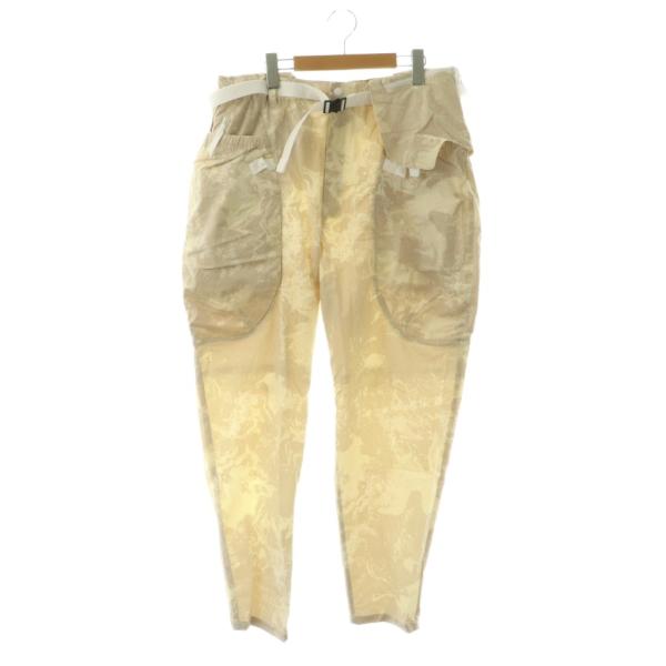 アルクフェニックス alk phenix Zak pants 2 / Karu-Stretch Taffeta 2パンツ テーパード ジッパーフライ XL ベージュ EAM23OB13【表記サイズ】XL【実寸サイズ】ウエスト：84cm　もも...