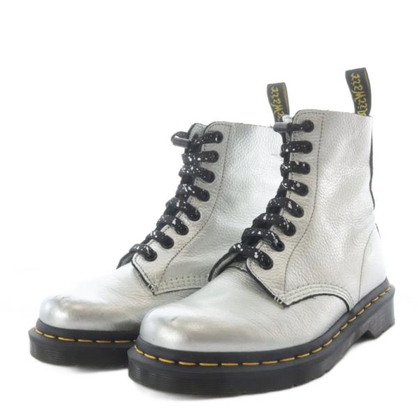 ドクターマーチン DR.MARTENS PASCAL 8ホールブーツ ワークブーツ ショート フラット レースアップ レザー UK5 シルバー色 /YO5 レディース【ブランド】ドクターマーチン DR.MARTENS【表記サイズ】UK5【実...