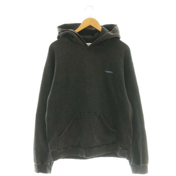 コぺルニ coperni  25年 ロゴフーディ パーカー スウェット プルオーバー M チャコール /CX ■OS ■SH レディース【表記サイズ】M【実寸サイズ】肩幅：55cm　身幅：49cm　着丈：62cm　袖丈：60cm　　【素材】...