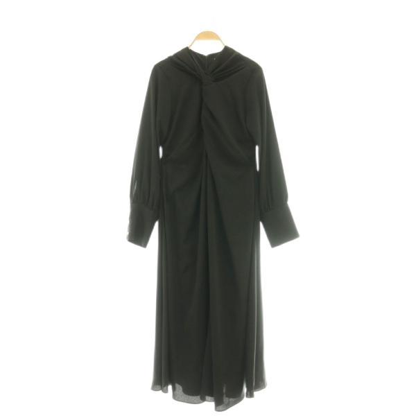クラネ CLANE CROSS OPEN DECORATE ONE PIECE ワンピース ロング 1 ブラック /DF ■OS レディース【ブランド】クラネ CLANE【表記サイズ】1【実寸サイズ】肩幅：38.5cm　身幅：45cm　着丈...