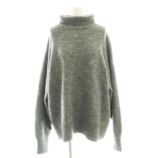 フリークスストア FREAKS STORE 24AW タートルネック ニット セーター F グレー /SS ■OS レディース【ブランド】フリークスストア FREAKS STORE【表記サイズ】F【実寸サイズ】肩幅：約64cm　身幅：約64...