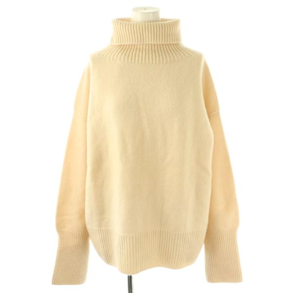 アイランドタイド ISLAND TIDES ラムズウールタートルネックセーター ニット JOURNAL STANDARD LESSAGE取扱い 34 生成色 レディース【表記サイズ】34【実寸サイズ】肩幅：57cm　身幅：57cm　着丈：5...