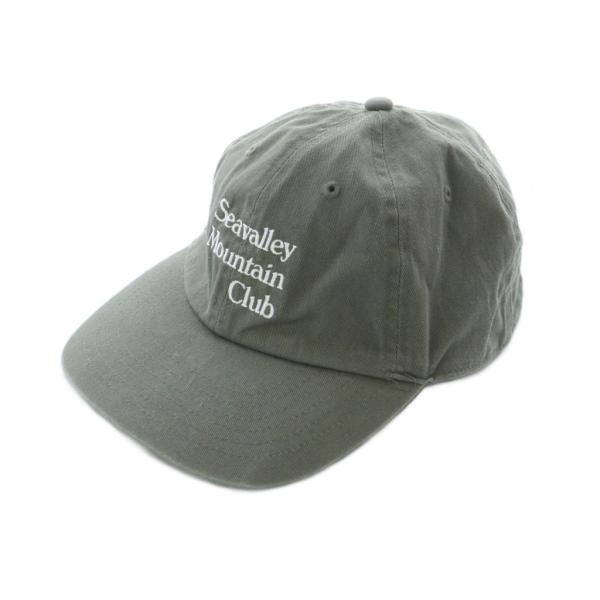 シー THEE 帽子 キャップ オリーブ ロゴ刺繍 /RI ■OS メンズ レディース【ブランド】シー THEE【実寸サイズ】つば：7cm　頭周り：約50〜63cm　　【素材】綿【色】オリーブ【状態】この商品には下記のようなダメージがありま...