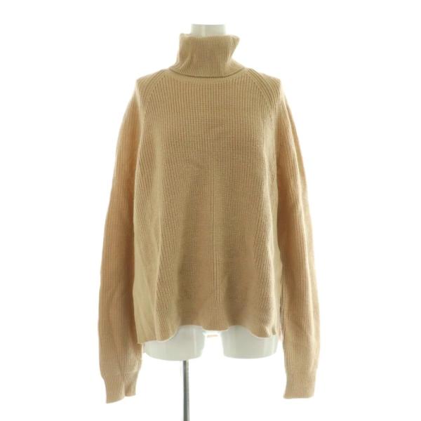 ビーティングハート BEATING HEART タートルネック ニット セーター 長袖 スリット 1 ベージュ /MY ■OS レディース【ブランド】ビーティングハート BEATING HEART【表記サイズ】1【実寸サイズ】身幅：54cm...