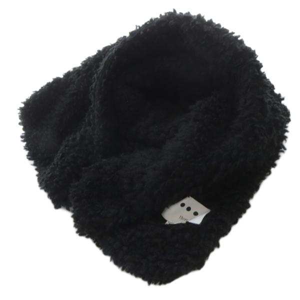 スリードッツ three dots スリードッツ Airy poodle wrapマフラー 黒 ブラック /SR ■SH レディース【ブランド】スリードッツ three dots【表記サイズ】実寸サイズをご参照ください。【実寸サイズ】全長（...