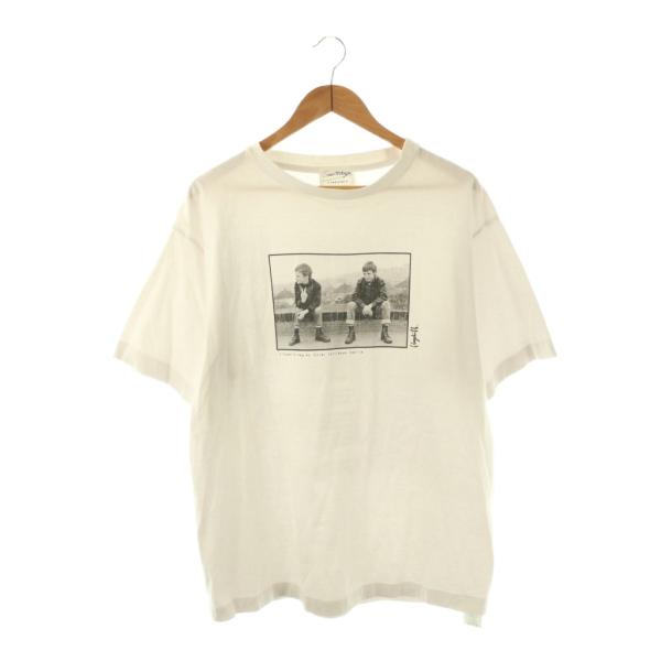 フラグスタッフ F-LAGSTUF-F GAVIN WATSON L/S カットソー Tシャツ 半袖 コットン L 白 21SS-FSｘGW-07 /NR ■OS ■SH メンズ【表記サイズ】XL【実寸サイズ】肩幅：52.5cm　身幅：55...