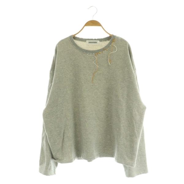 ディスカバード DISCOVERED LOOPING DAMAGE SWEAT 刺繍×ダメージ加工プルオーバースウェット 長袖 グレー /MY ■OS ■SH メンズ【ブランド】ディスカバード DISCOVERED【表記サイズ】表記なし【実...