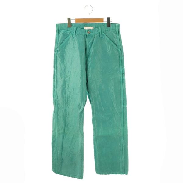 ダブレット doublet 23SS PIGMENT DYEING PANTS ピグメントダイイングパンツ S エメラルドグリーン /DO ■OS ■SH メンズ【ブランド】ダブレット doublet【表記サイズ】S【実寸サイズ】ウエスト：...