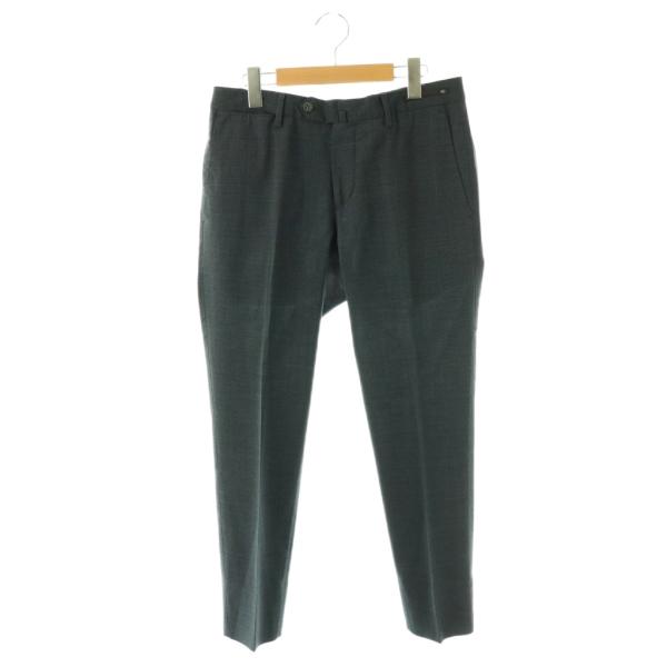 ピーティーゼロウーノ PT01 TRAVELLER スラックス パンツ ジッパーフライ 46 紺 /NR ■OS メンズ【ブランド】ピーティーゼロウーノ PT01【表記サイズ】46【実寸サイズ】ウエスト：78cm　もも幅：26cm　裾幅：1...