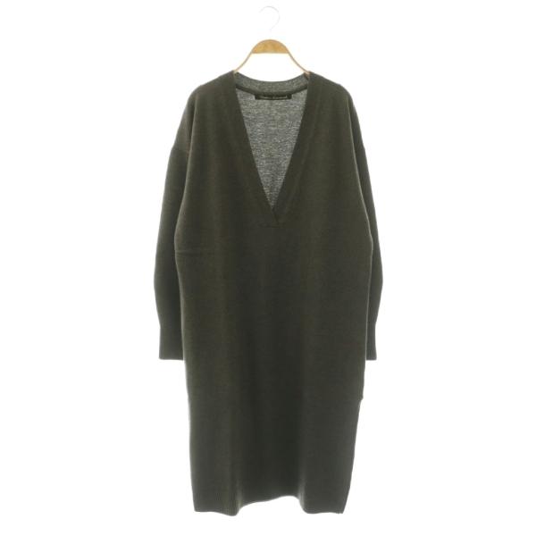 フレームワーク Framework マチュール Mature ニットワンピース ロング 長袖 ウール チャコールグレー /DO ■OS レディース【ブランド】フレームワーク Framework【表記サイズ】表記なし【実寸サイズ】肩幅：58c...