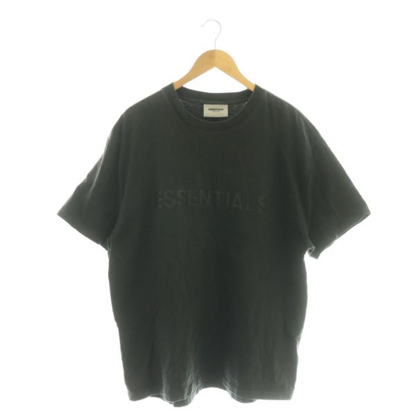 フィアオブゴッド Fear of God エッセンシャルズ ESSENTIALS ラバーロゴ Tシャツ カットソー M ブラック /DF ■OS ■AD メンズ【ブランド】フィアオブゴッド Fear of God【表記サイズ】M【実寸サイズ...