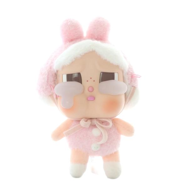 ポップマート POP MART Crybaby Crying Again うさぎ キーホルダー チャーム ピンク 人形 /RI ■OS レディース【実寸サイズ】ヨコ 約10cm タテ 約15cm　【色】ピンク【状態】目の横に汚れがありますが...