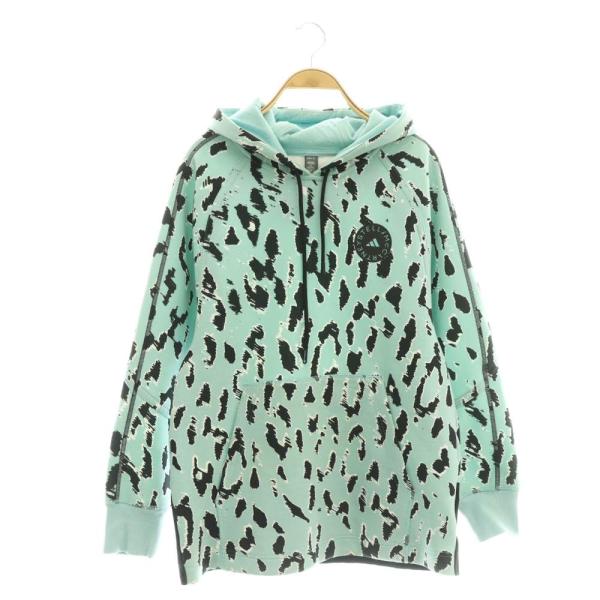 アディダス バイ ステラマッカートニー aSMC AOP PO HOODIE パーカー プルオーバー XS ミント ブラック /DF ■OS レディース【ブランド】アディダス バイ ステラマッカートニー adidas by Stella M...