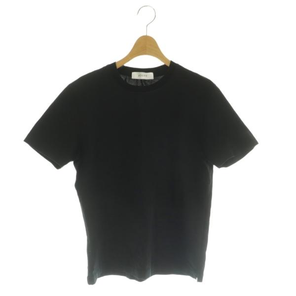 アウール AOURE NEW PAGEE Tシャツ S 黒 ブラック 無地 ラウンドネック 半袖 /AG ■OS メンズ【表記サイズ】S【実寸サイズ】肩幅：約40cm　身幅：約45cm　着丈：約59cm　袖丈：約19cm　　【素材】綿【色】...