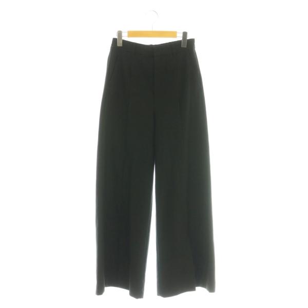 ル フィル LE PHIL 25SS ハイパーフィットツイルジャージーパンツ ワイドパンツ 1 ブラック /DF ■OS レディース【ブランド】ル フィル LE PHIL【表記サイズ】1【実寸サイズ】ウエスト：68cm　もも幅：33.5cm...