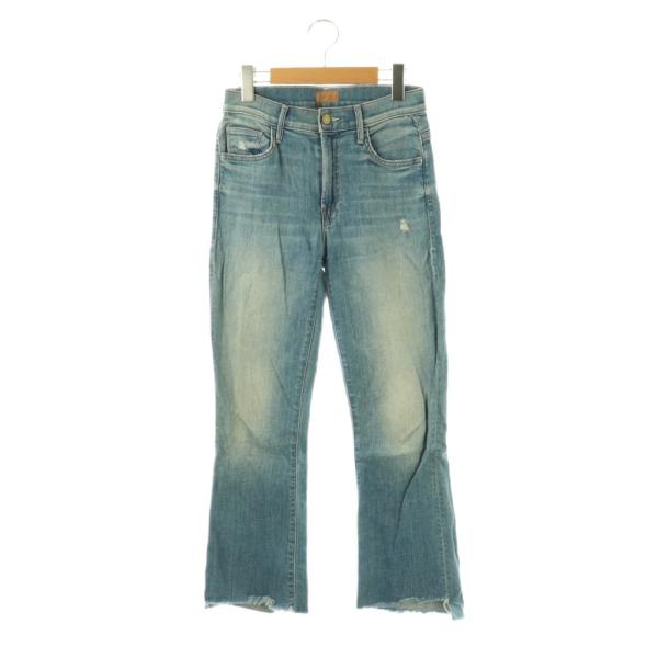 マザー mother INSIDER CROP STEP FRAY デニムパンツ ジーンズ ブーツカット 25 ブルー /ES ■OS ■SH レディース【ブランド】マザー mother【表記サイズ】25【実寸サイズ】ウエスト：66cm　も...