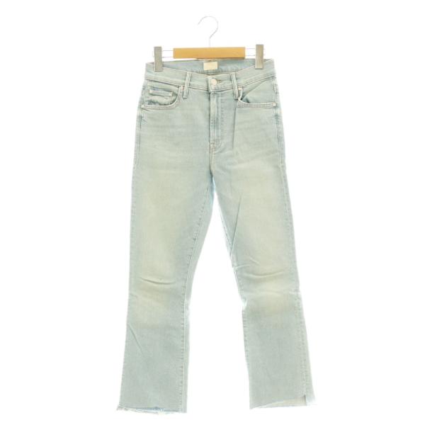マザー mother INSIDER CROP STEP FRAY デニムパンツ ジーンズ 25 ライトブルー /DF ■OS ■SH レディース【ブランド】マザー mother【表記サイズ】25【実寸サイズ】ウエスト：63cm　もも幅：2...