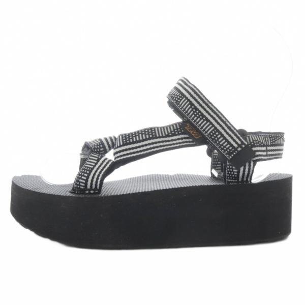 テバ Teva FLATFORM UNIVERSAL スポーツサンダル プラットフォーム ベルクロ 23cm ブラック 1008844 /YO1 ■SH レディース【ブランド】テバ Teva【表記サイズ】23cm【実寸サイズ】ヒールの高さ：...