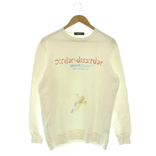 アンダーカバー UNDERCOVER UCV9809 18AW SWEAT order-disorder sketch スウェット トレーナー 長袖 コットン 2 白 /NR ■OS メンズ【ブランド】アンダーカバー UNDERCOVER【...