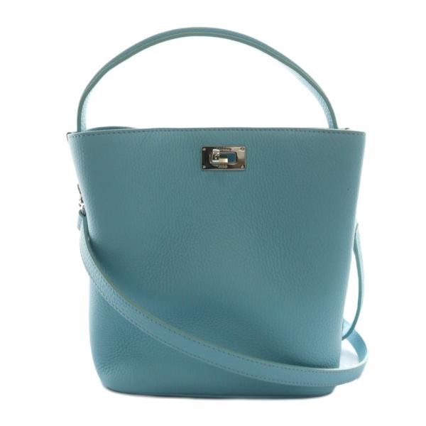 ミチノパリ michino PARIS ODEON MINI オデオン ミニ バッグ ハンド ショルダー 2WAY レザー 水色 ライトブルー B120 098 820 /AQ ■OS【表記サイズ】実寸サイズをご参照ください。【実寸サイズ】...