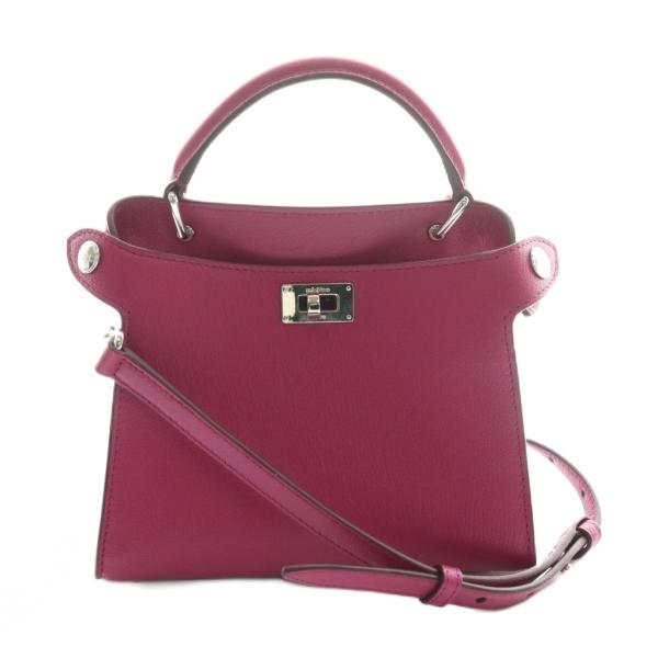 ミチノパリ michino PARIS LUTECE NANO ルテス ナノ バッグ ハンド ショルダー 2WAY レザー 紫 パープル B115 210 365 /AQ ■OS【表記サイズ】実寸サイズをご参照ください。【実寸サイズ】持ち手...