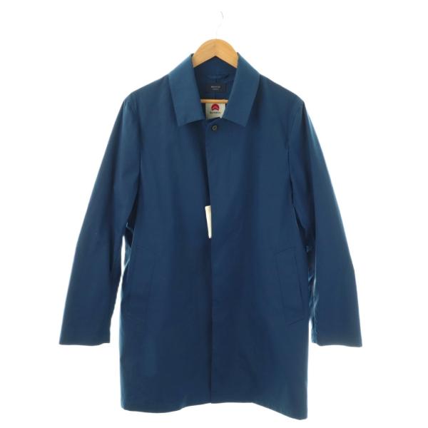 未使用品 エディフィス EDIFICE KOMATSU STRETCH ステンカラーコート スプリングコート 50 ブルー /DF ■OS メンズ【ブランド】エディフィス EDIFICE【表記サイズ】50【実寸サイズ】肩幅：45.5cm　身...