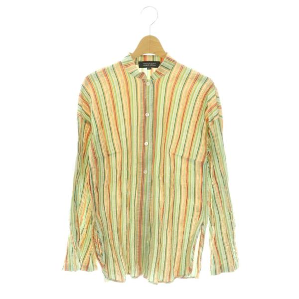 ロベルトムッソ ROBERTO MUSSO ストライプ 長袖 シャツ 40 マルチカラー /HK ■OS レディース【ブランド】ロベルトムッソ ROBERTO MUSSO【表記サイズ】40【実寸サイズ】肩幅：53cm　身幅：40cm　着丈：...