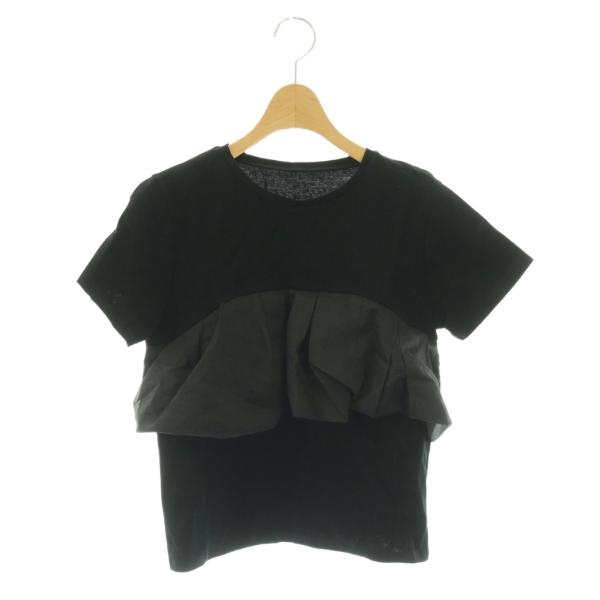 ダイアグラム グレースコンチネンタル Diagram GRACE CONTINENTAL 24AW アシメフリルT カットソー 半袖 36 ブラック /DO ■OS【ブランド】ダイアグラム グレースコンチネンタル Diagram GRACE...