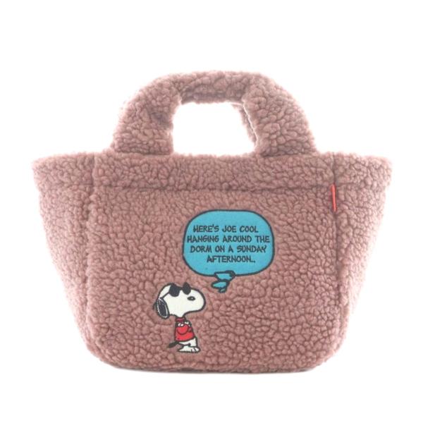ルートート × PEANUTS DELI IP.デリ.ボア (IP.Deli.Boa) Peanuts-8T ボアトートバッグ ハンドバッグ ミニトート ピンク /RI ■OS【ブランド】ルートート rootote【実寸サイズ】持ち手の長さ...