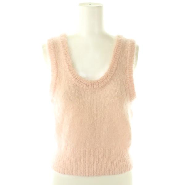 オーラリー AURALEE BRUSHED SUPER KID MOHAIR KNIT TANK ニット セーター ノースリーブ モヘヤ 0 ピンク /DO ■OS ■SH レディース【ブランド】オーラリー AURALEE【表記サイズ】0【...